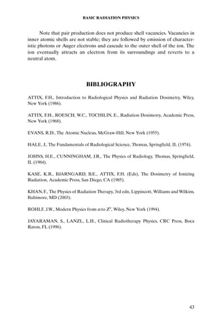 Chapter1 basic radiation physics | PDF