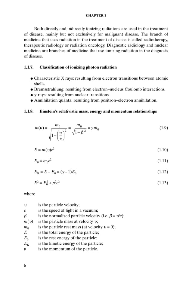 Chapter1 basic radiation physics | PDF | Chemistry | Science