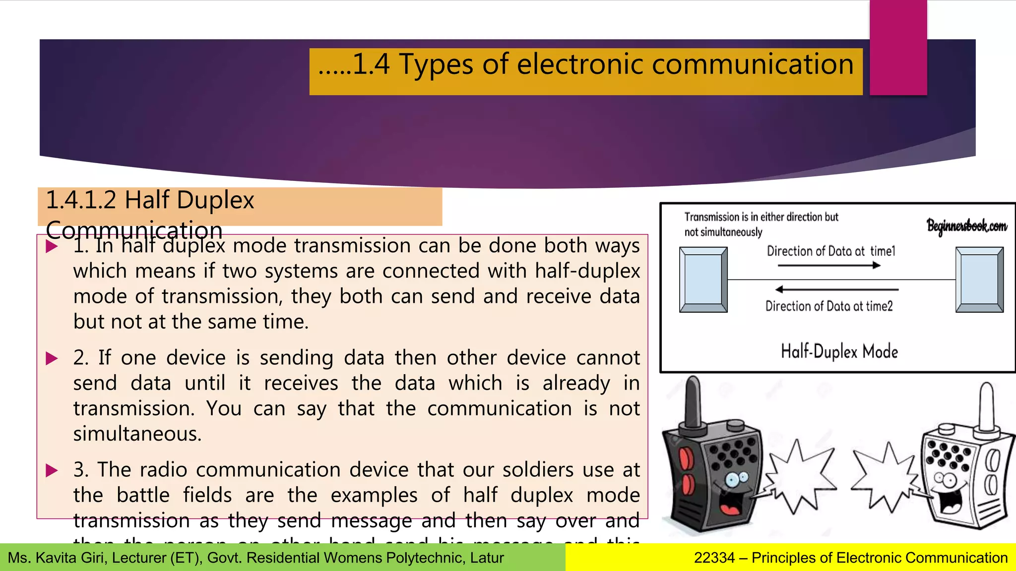Basics of Electronic Communication | PPTX