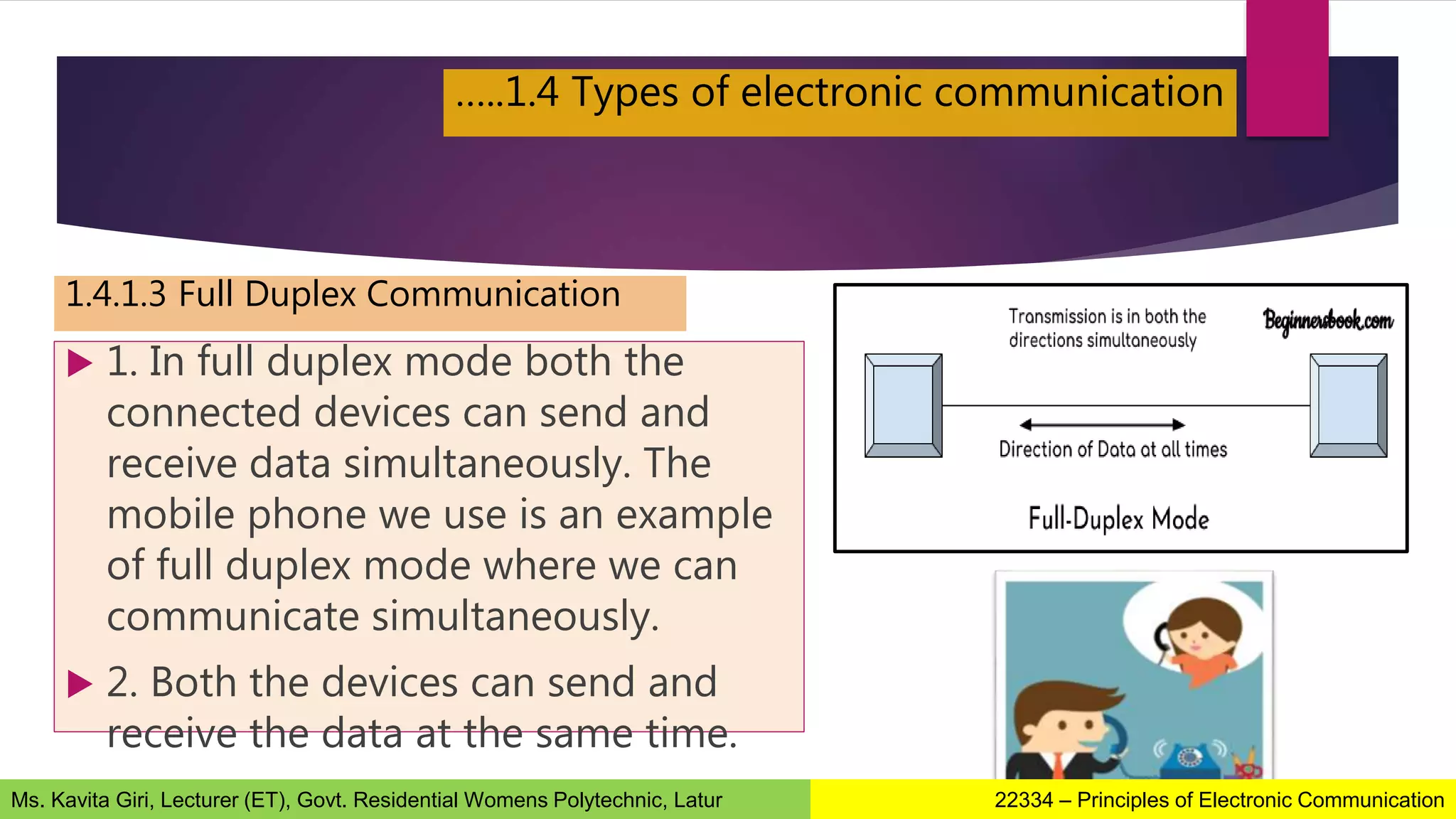 Basics of Electronic Communication | PPTX
