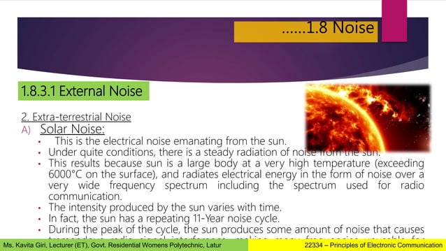 Basics of Electronic Communication | PPTX
