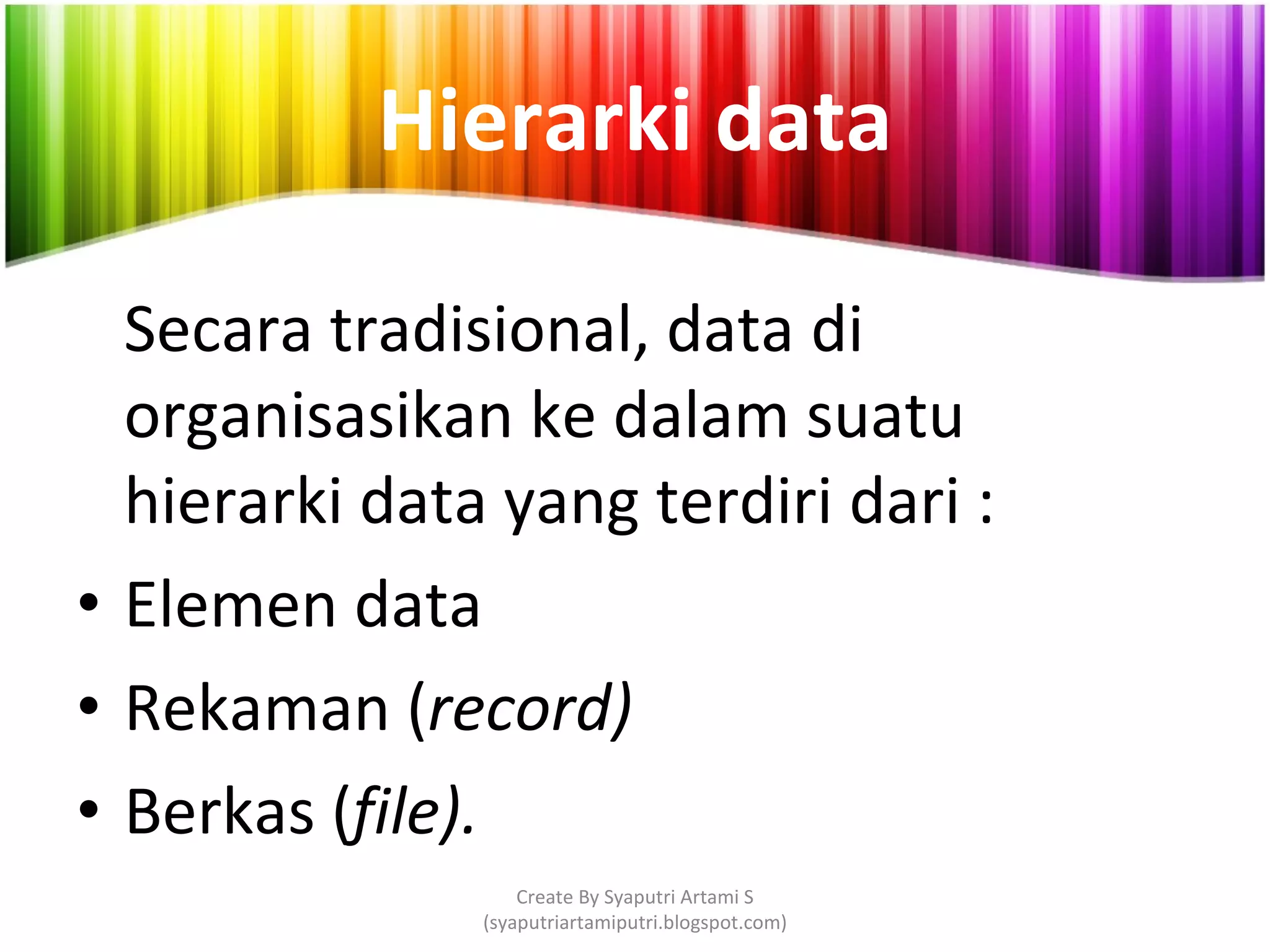Chapter1(basis data)p | PPT