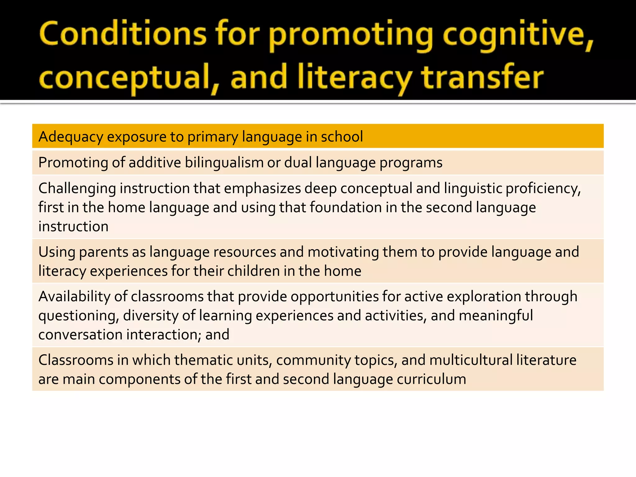Chapter 1 bilingual advantage | PPTX