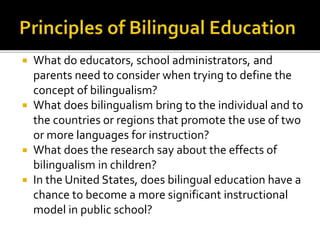 Chapter 1 bilingual advantage | PPTX