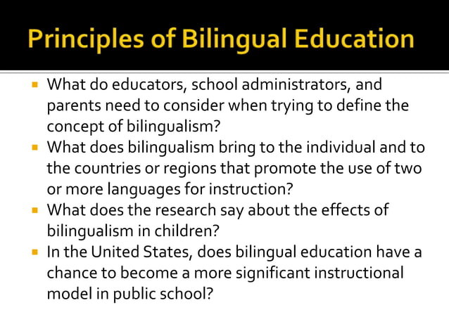Chapter 1 bilingual advantage | PPTX