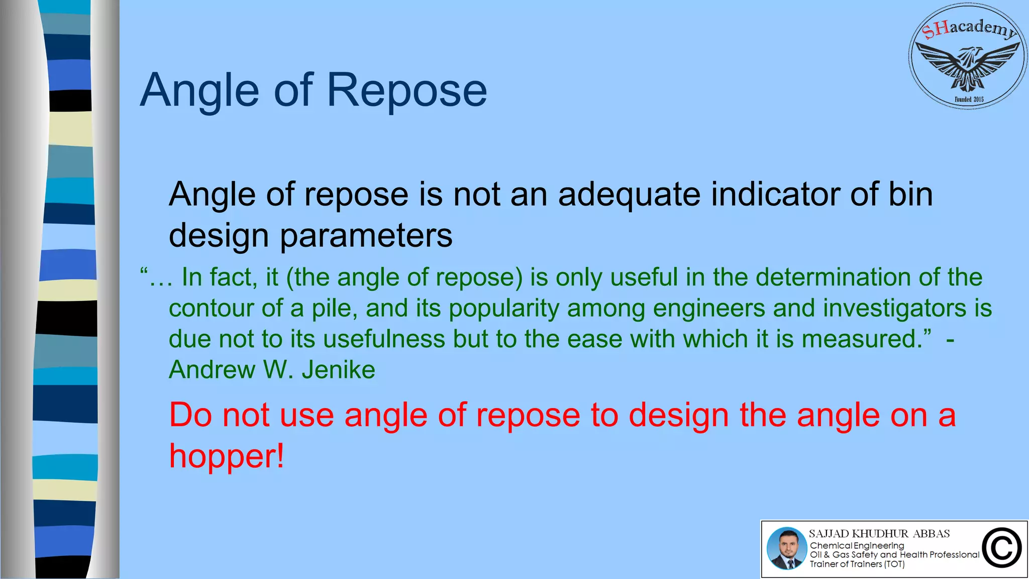 Episode 38 : Bin and Hopper Design | PPT