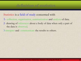 Chapter 1 biostat | PPT
