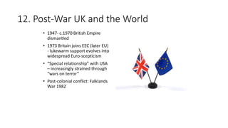 Chapter 1 British 20th Century Forward | PPT