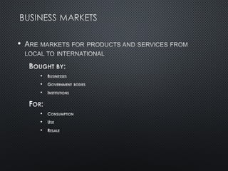 Chapter 1 (business marketing) | PPT