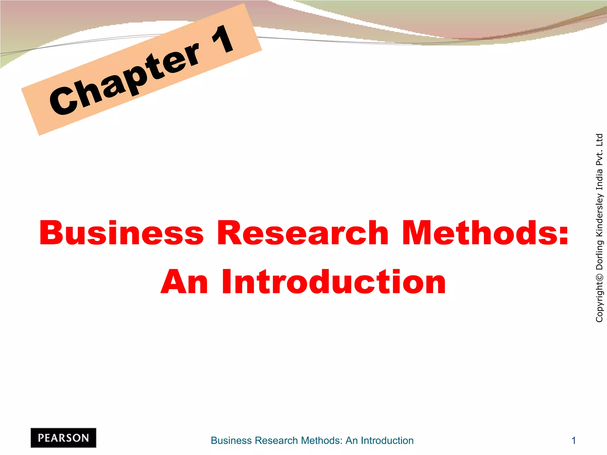 Chapter 1 business research methods | PPT
