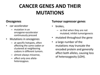 Chapter 1 cancer genome | PDF