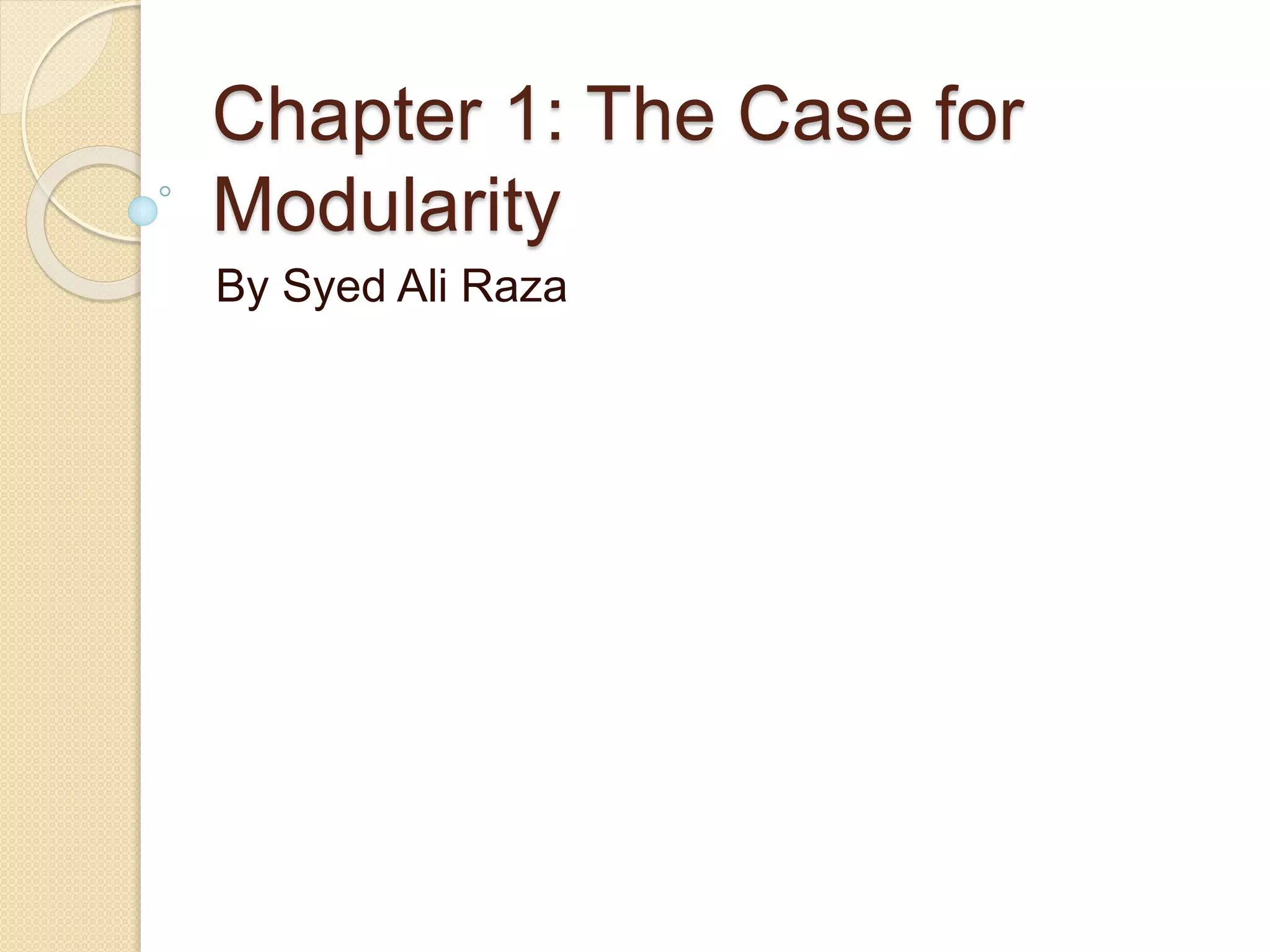 What is a Software Module? | PPT