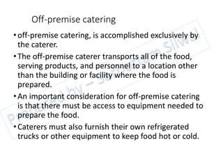 Chapter 1 catering industry | PDF