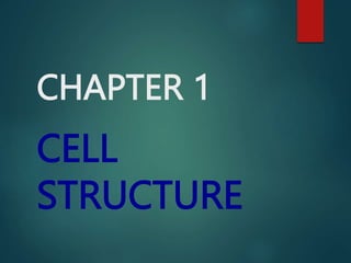 Chapter 1 Cell structures.pptx