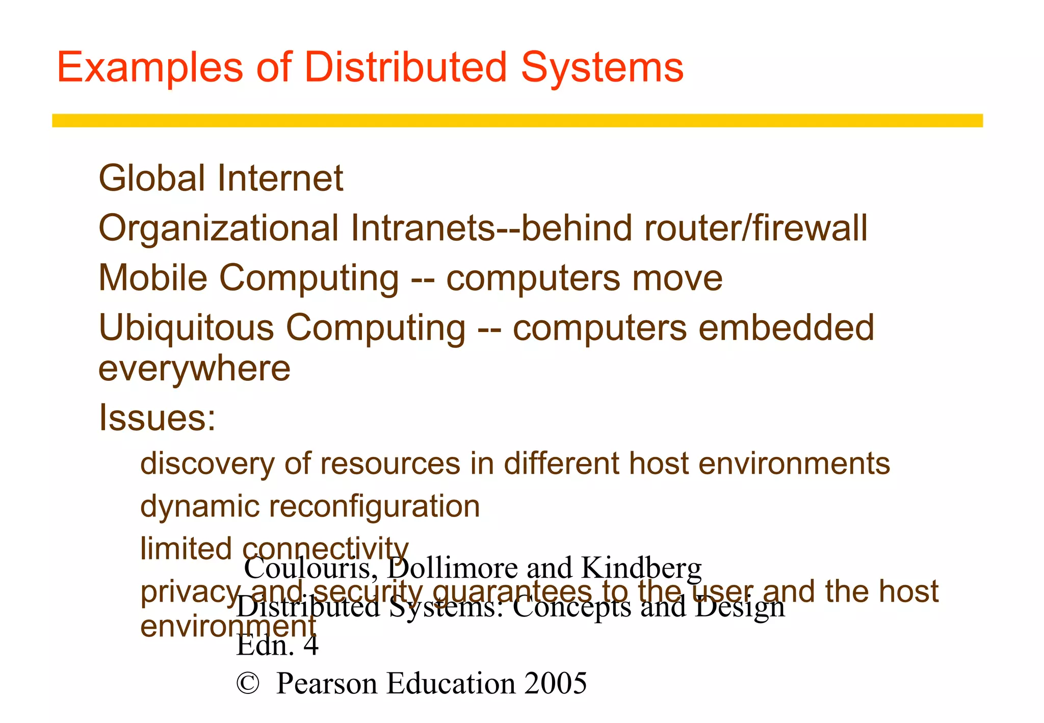 Chapter 1 characterisation of distributed systems | PPT
