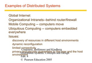 Chapter 1 characterisation of distributed systems | PPT
