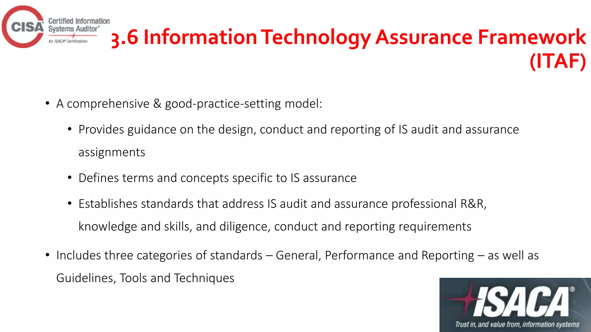 CISA Training - Chapter 1 - 2016 | PPTX