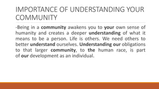 What is Community | PPTX