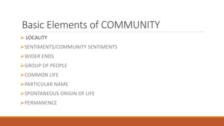 What is Community | PPTX