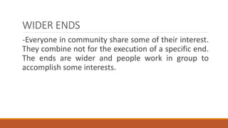 What is Community | PPTX