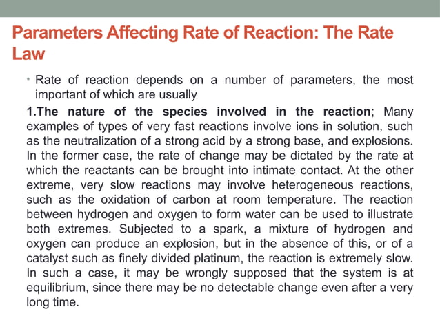 Chapter 1 complete ppt chemical reaction engineering.pptx | Mechanical and Industrial ...