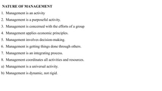 Principles of Management note note notenote | PPTX