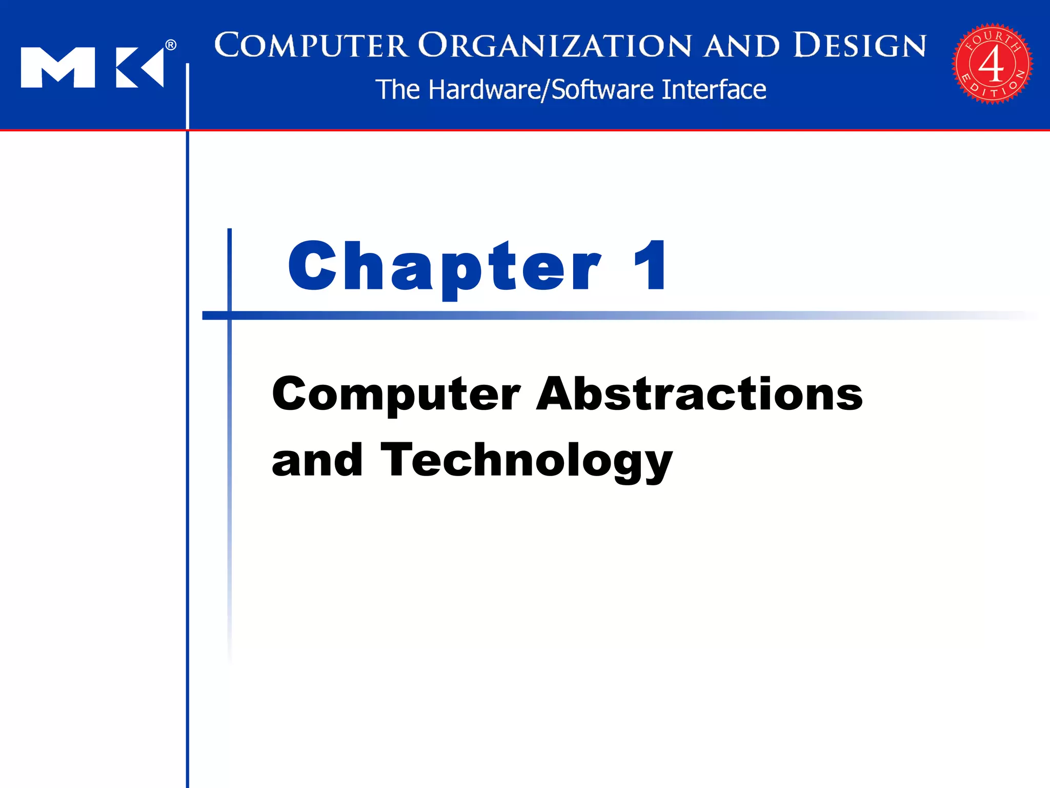 Chapter 1 computer abstractions and technology | PPT