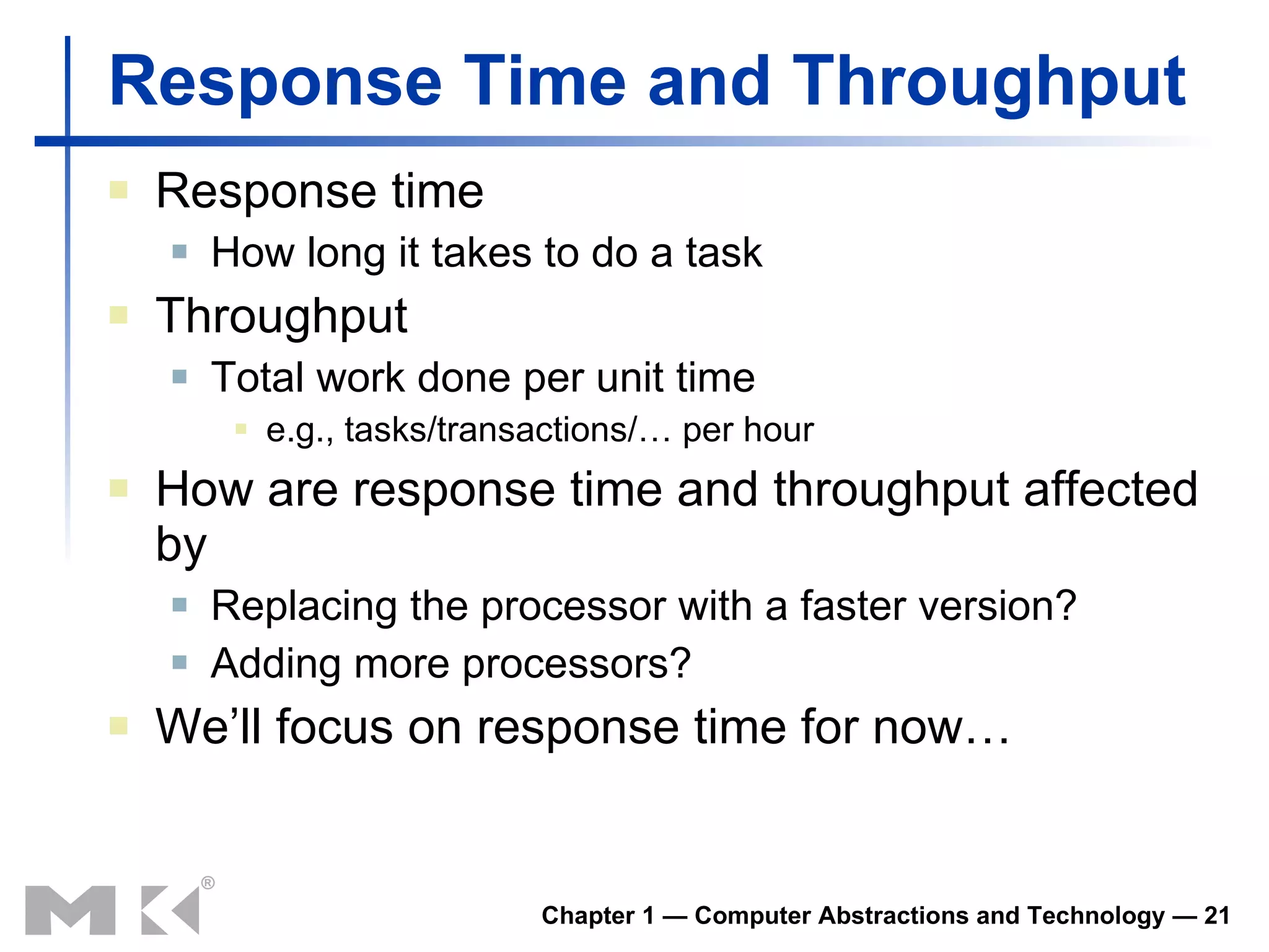 Chapter 1 computer abstractions and technology | PPT