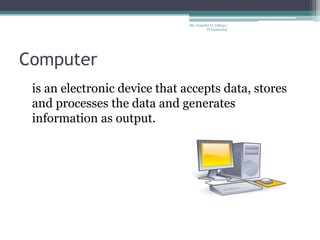 Chapter 1 computer concepts (1) | PPT