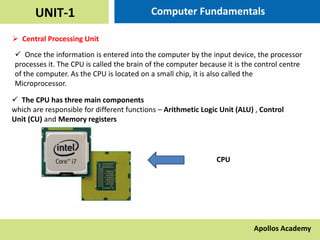 Chapter 1 computer fundamentals | PPTX | Operating Systems | Computer Software and Applications