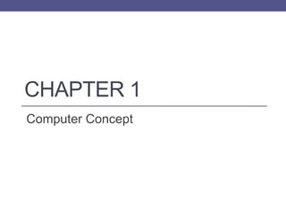 Chapter 1 computers | PPT