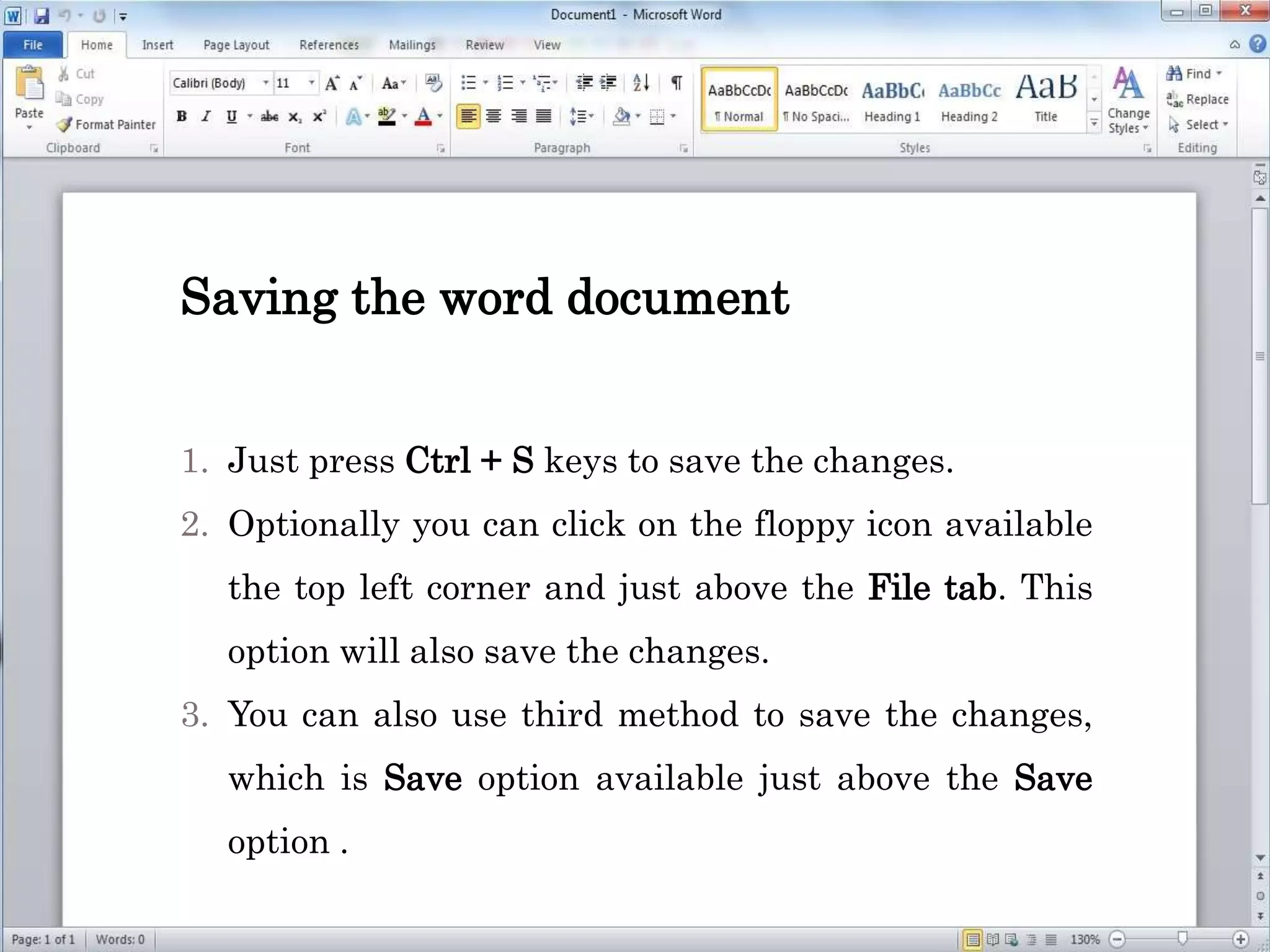 Microsoft Word 2010 | PPTX