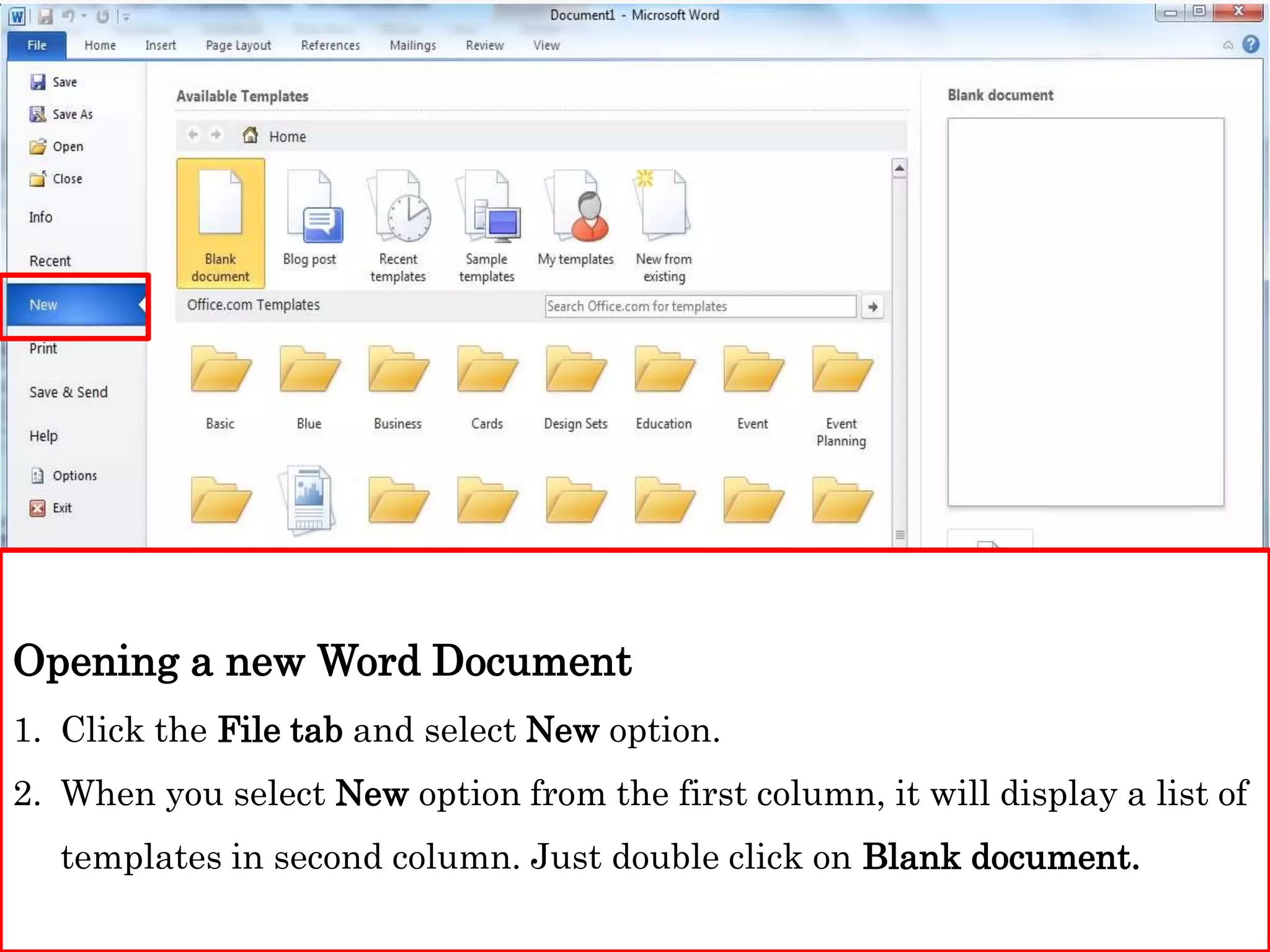 Microsoft Word 2010 | PPTX