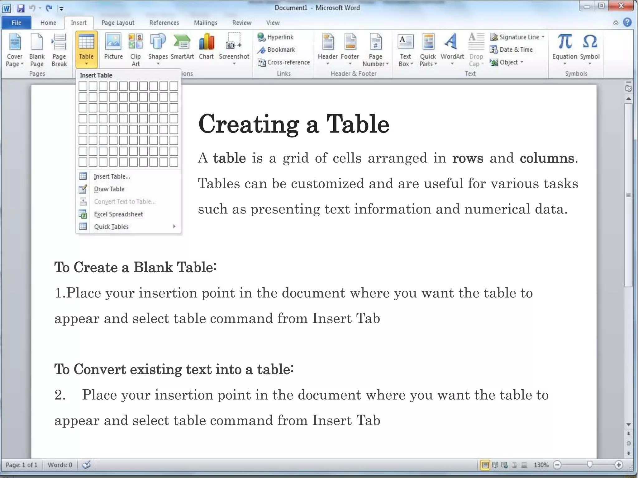 Microsoft Word 2010 | PPTX