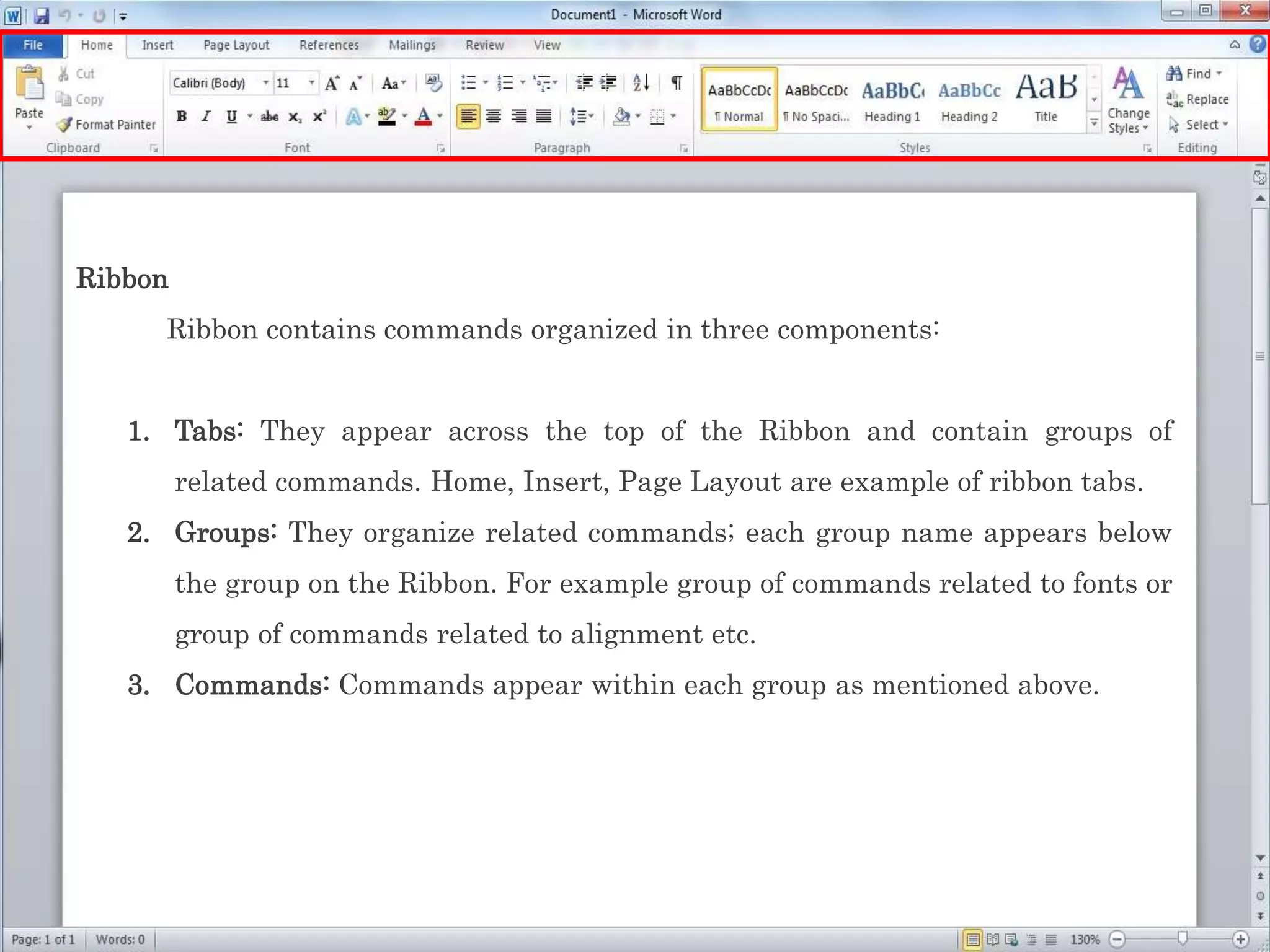 Microsoft Word 2010 | PPTX