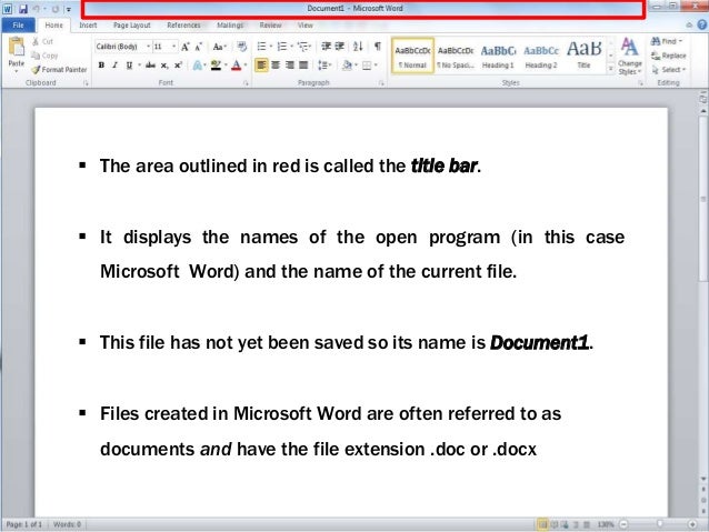 Microsoft Word 2010