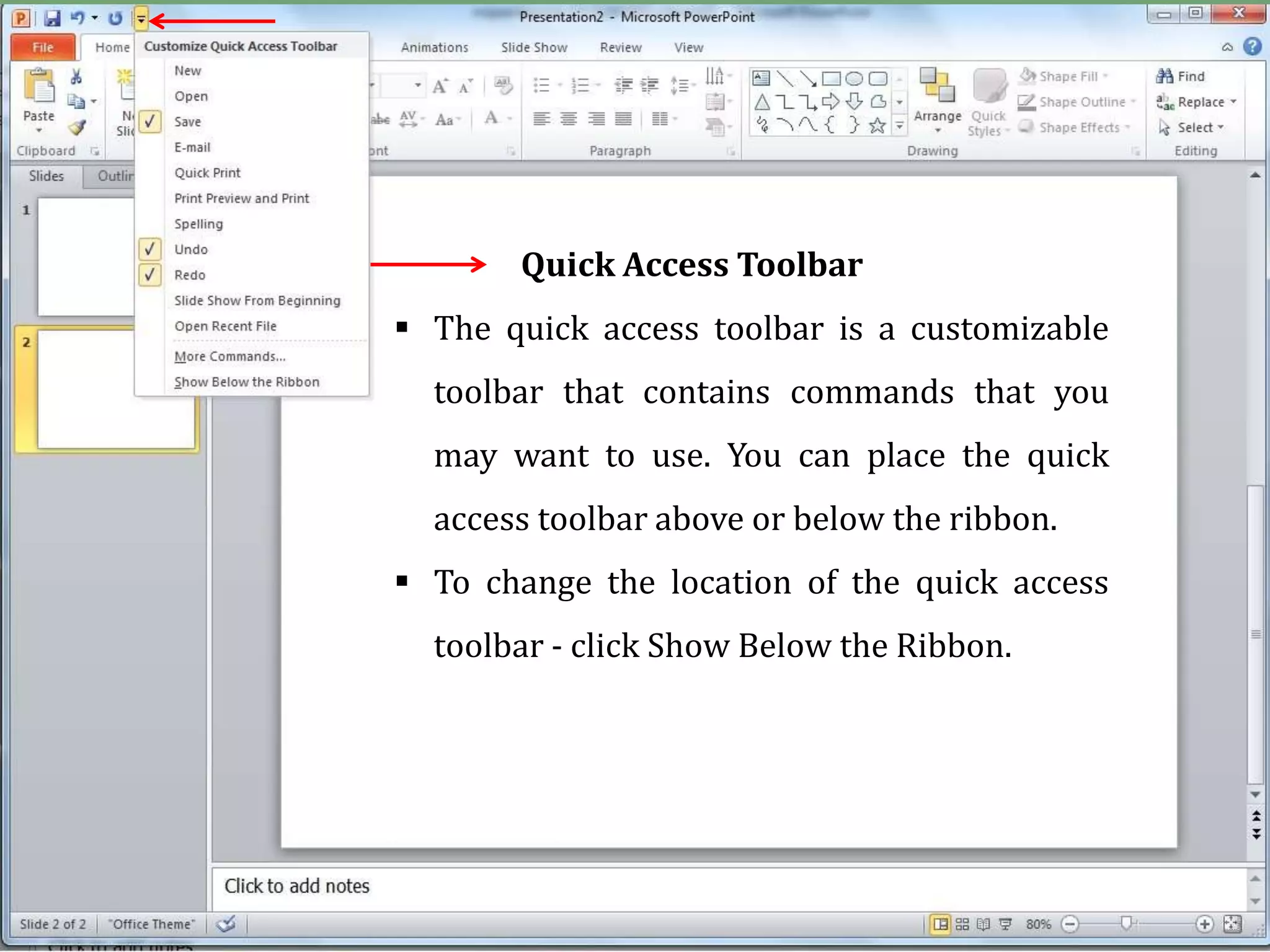 Microsoft Power Point 2010 | PPTX