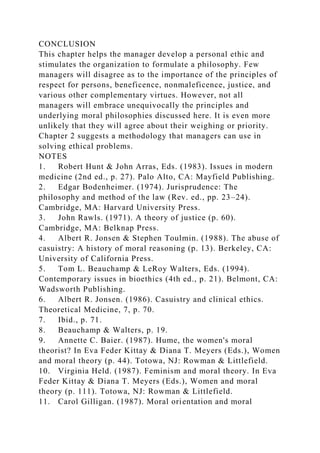 CHAPTER 1 CONSIDERING MORAL PHILOSOPHIES AND PRINCIPLESWhat sou.docx