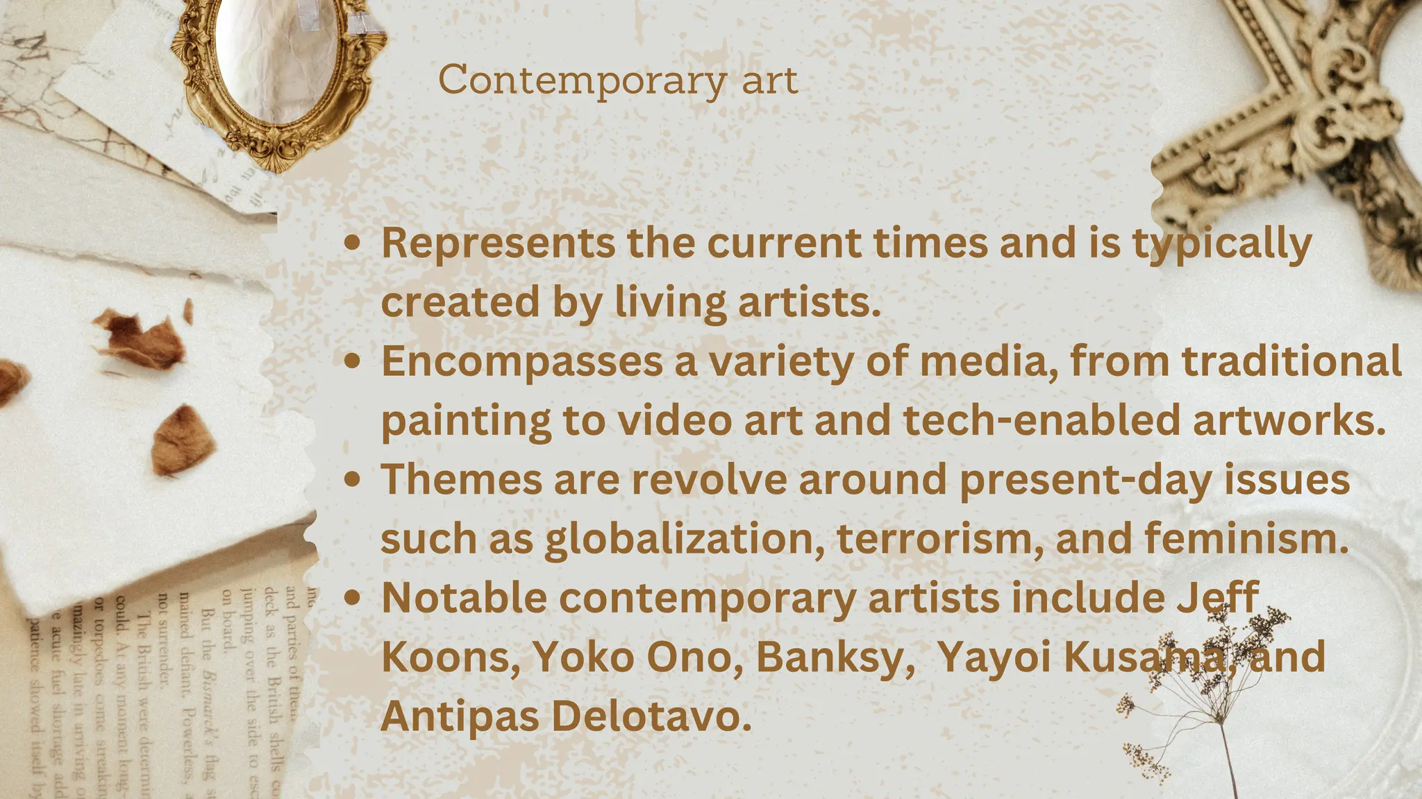 Chapter 1: Contemporary Art SHS Grade 12 | PDF
