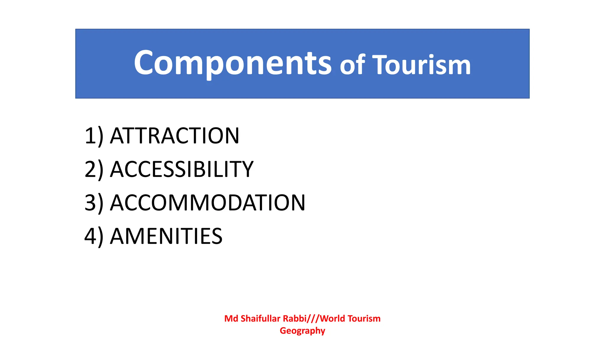 Chapter 1 Contemporary Geography of Tourism | PDF