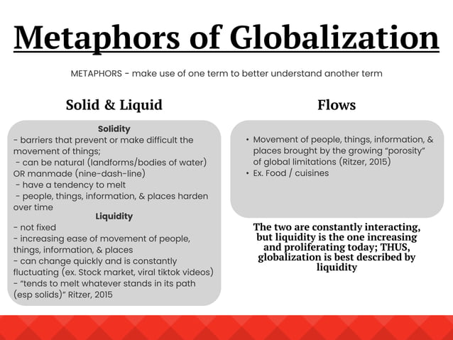 Chapter 1 - DEFINING GLOBALIZATION CONTEMPORARY WORLD.pptx | Geography | Science