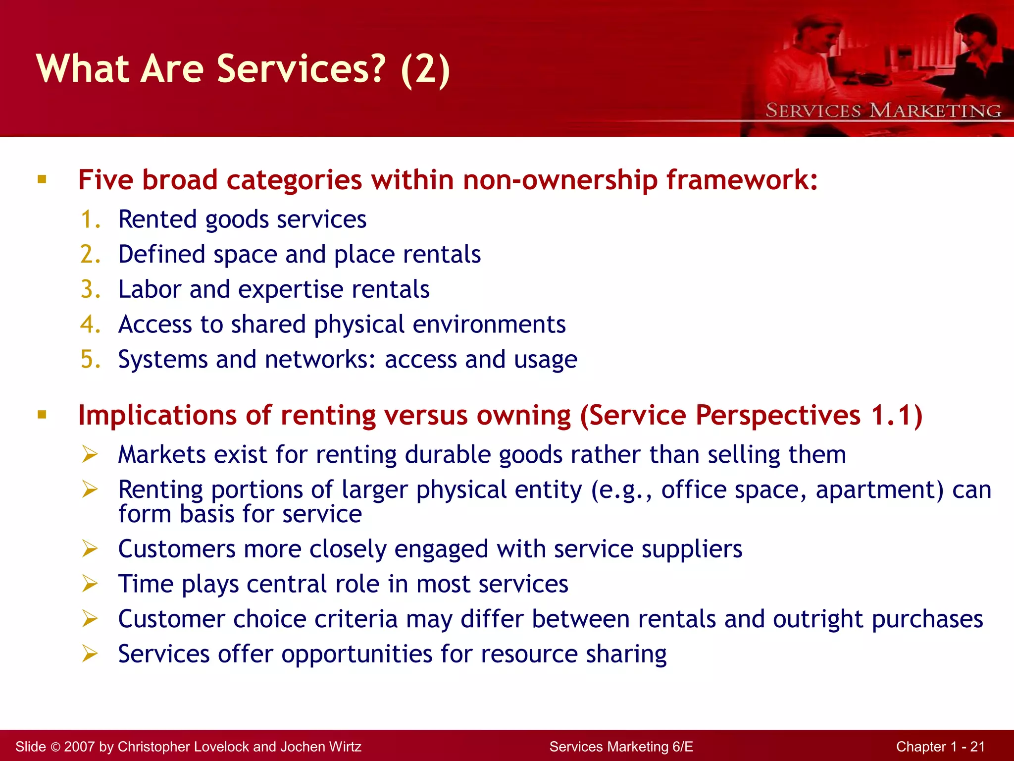 Chapter 1 Creating Value in the Service Economy (Service Marketing ...