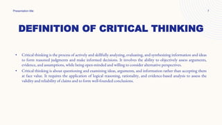CHAPTER 1 CRITICAL THINKING.pptx