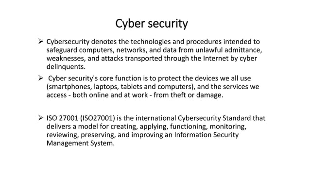 Chapter1 Cyber security Law & policy.pptx | Internet Safety | Parenting