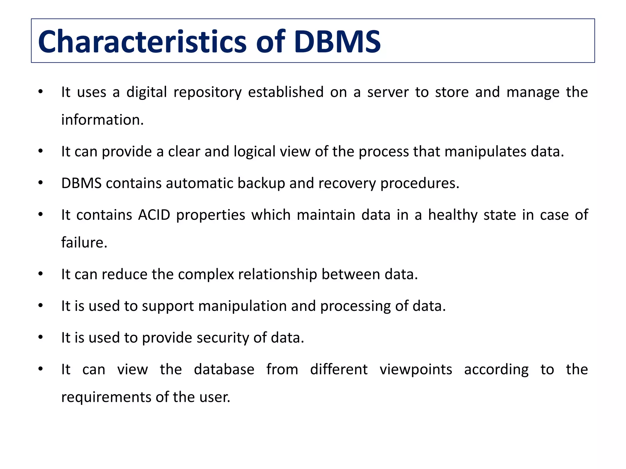 CHAPTER 1 Database system architecture.pptx CHAPTER 1 Database system architecture.pptx