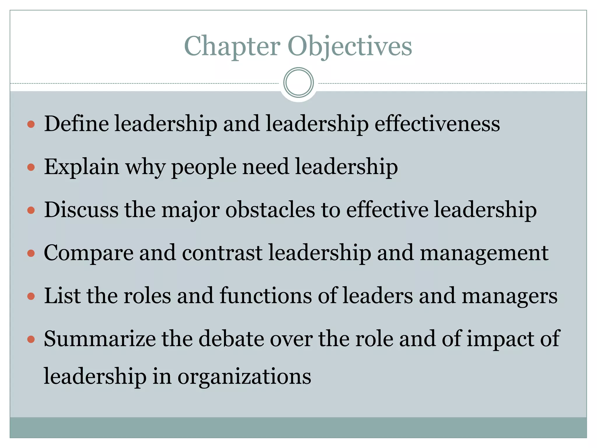 Chapter 1 Definition and Importance of Leadership V2003.ppt
