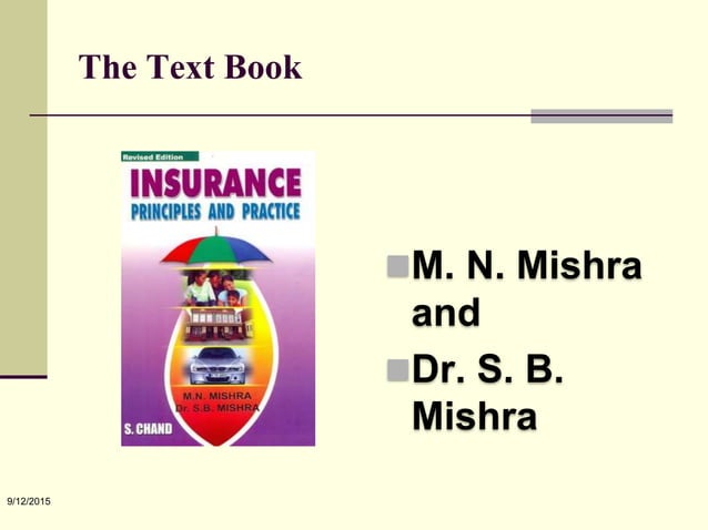 Chapter 1[definition and nature of insurance] | PPTX | Insurance ...