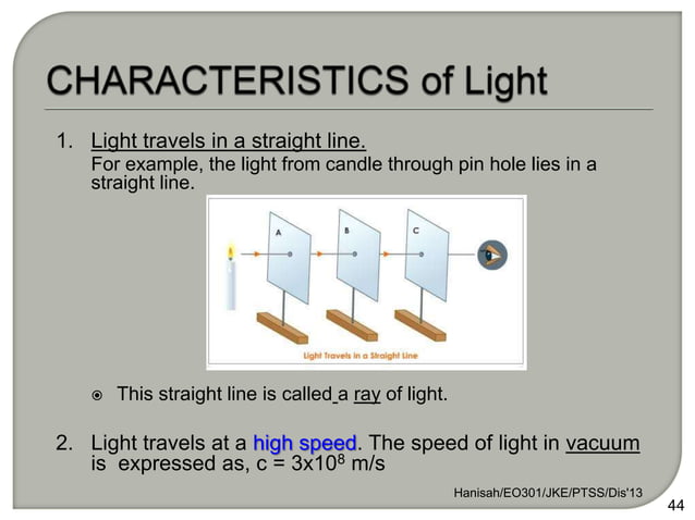Introduction to light | PPTX