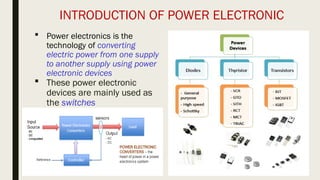 DET40163 Overview of Power Electronic Devices | PPTX