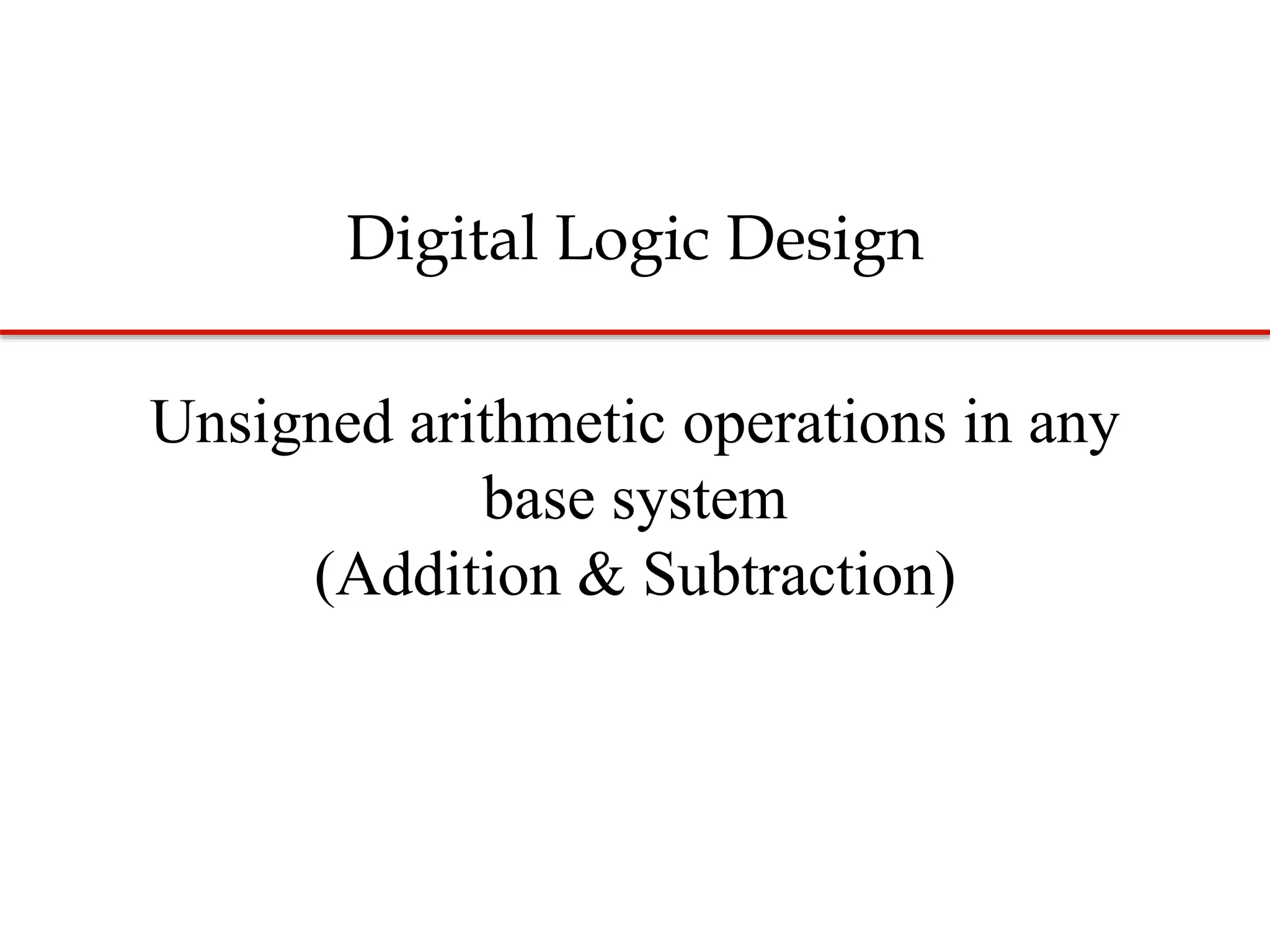 Chapter 1 digital design.pptx | Physics | Science